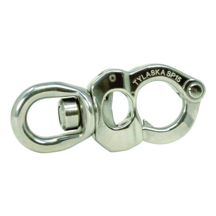 Press Lock Jr Snap Shackle - Tylaska Marine & Aerospace